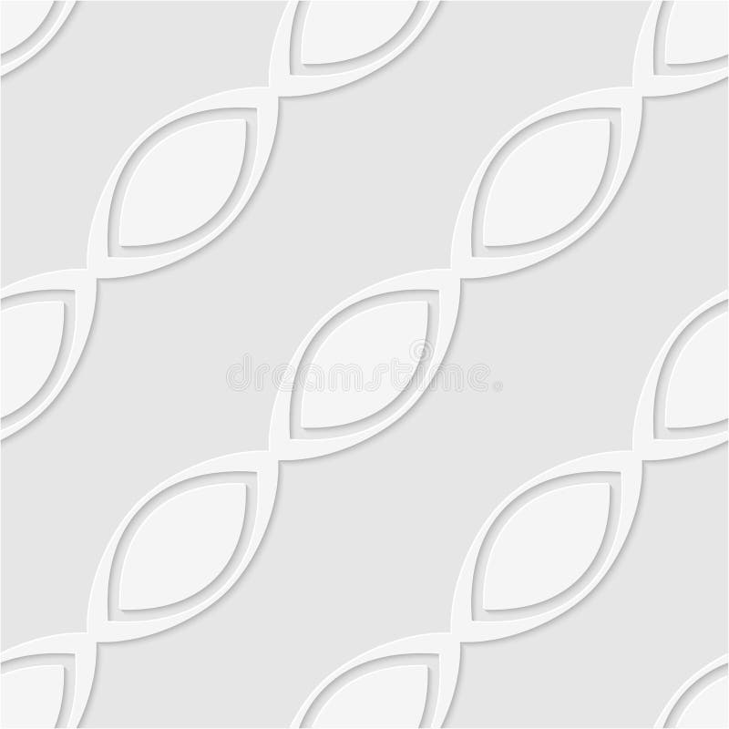 Seamless Pattern Round Lines and Ovals. Geometric Wallpaper. Soft ...