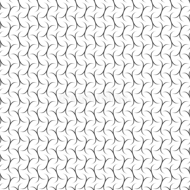 Seamless Pattern of Round Lines. Stock Vector - Illustration of curve ...