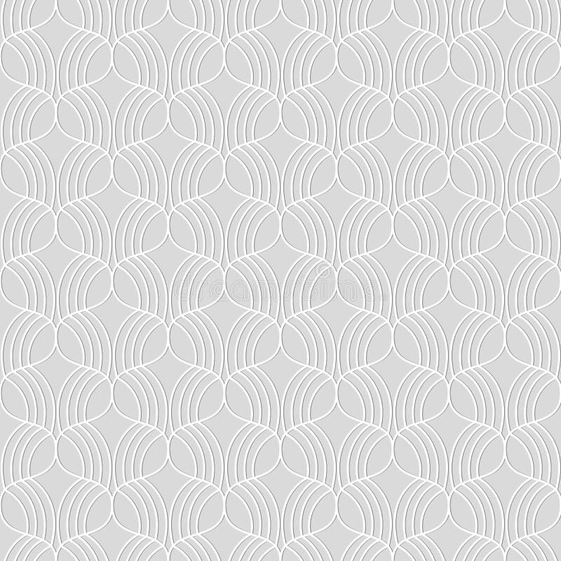 Seamless Pattern of Round Lines. Stock Vector - Illustration of mesh ...