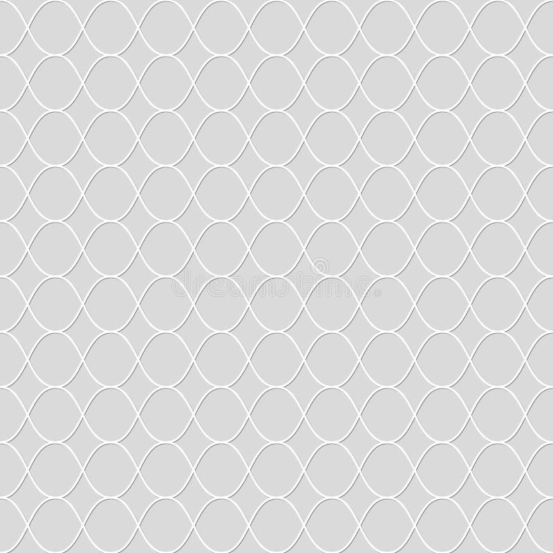 Seamless Pattern of Round Lines. Stock Vector - Illustration of endless ...