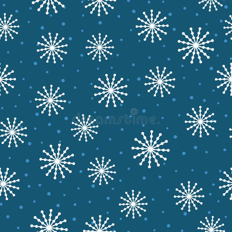 Round Snowflakes Corner Frame Pattern Background Stock Vector ...