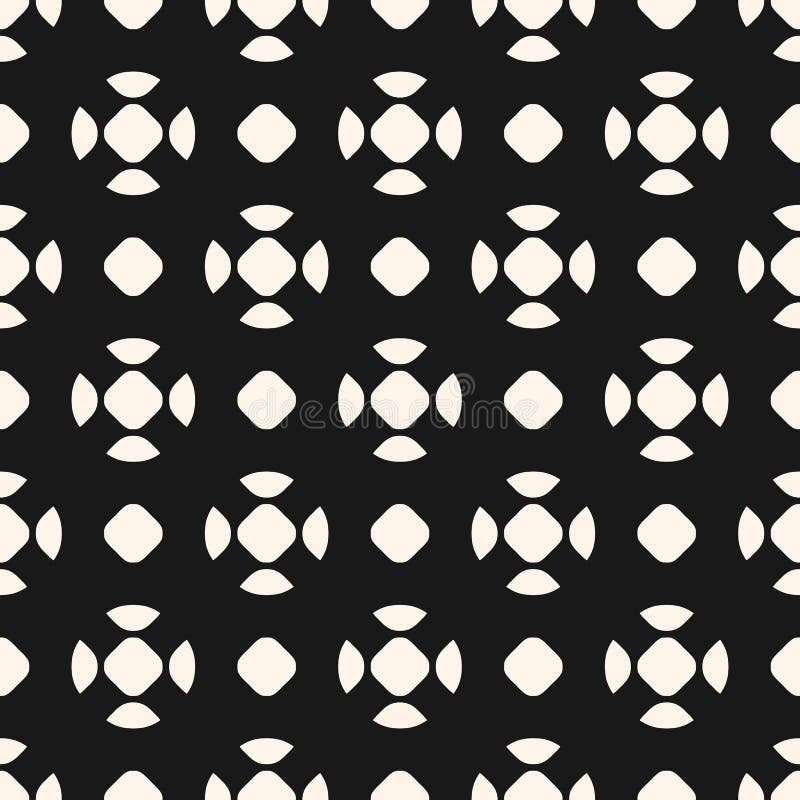 Seamless Pattern with Rounded Figures. Stock Vector - Illustration of ...