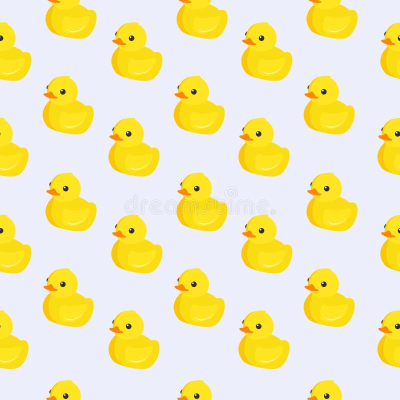 Seamless Pattern with Rubber Ducks. Design for Print Screen Backdrop ...