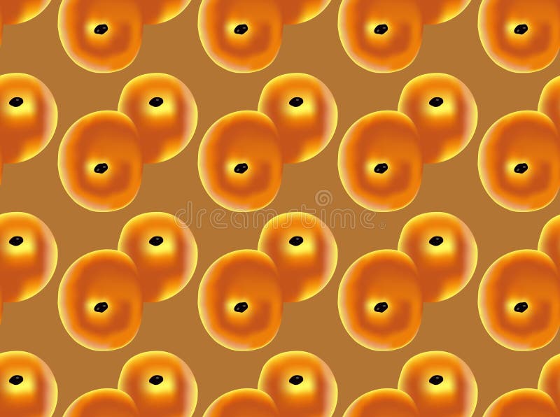 Seamless Pattern Saffron Bun Stock Vector - Illustration of vector ...