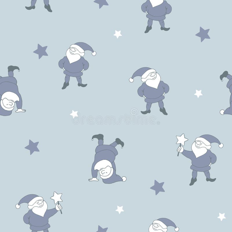 Santa and his helpers stock vector. Illustration of vector - 27387854