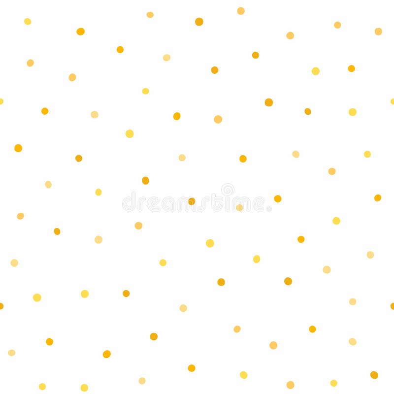 Seamless Pattern with Scattered Golden Dots. Stock Vector ...