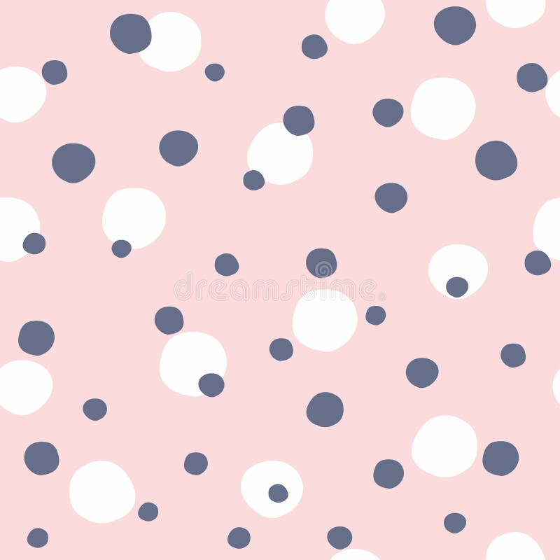 Seamless Pattern with Scattered Round Spots. Stock Vector ...