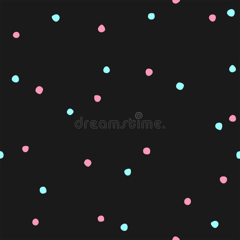 Seamless Pattern with Scattered Small Round Spots. Stock Vector ...
