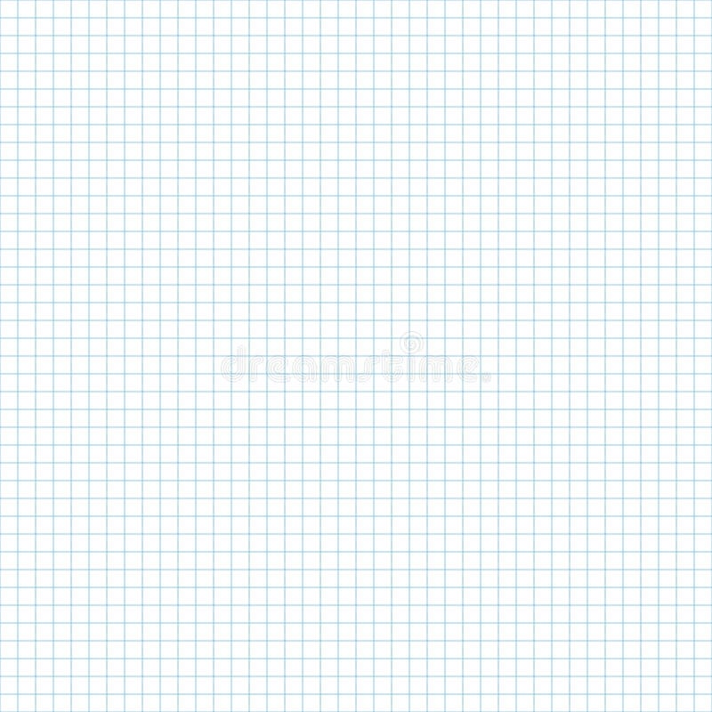 Seamless Pattern of School Notebook Paper Sheet. Exercise Book Page ...