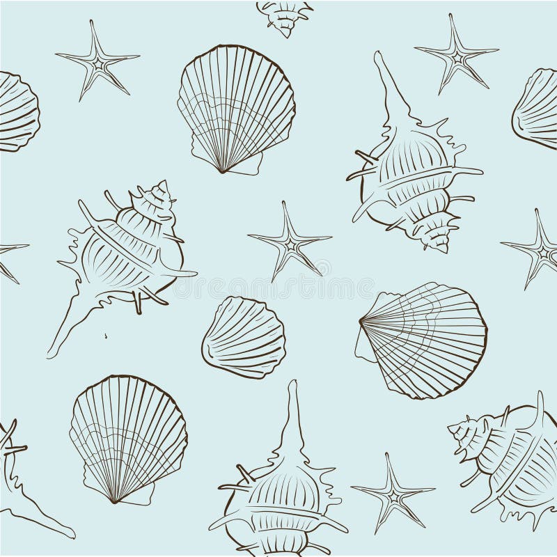 Sea Shells Stock Illustrations – 14,693 Sea Shells Stock Illustrations ...