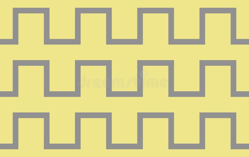 Seamless Pattern Seawave Shaped Broken Lines, Vector Quality, Modern ...