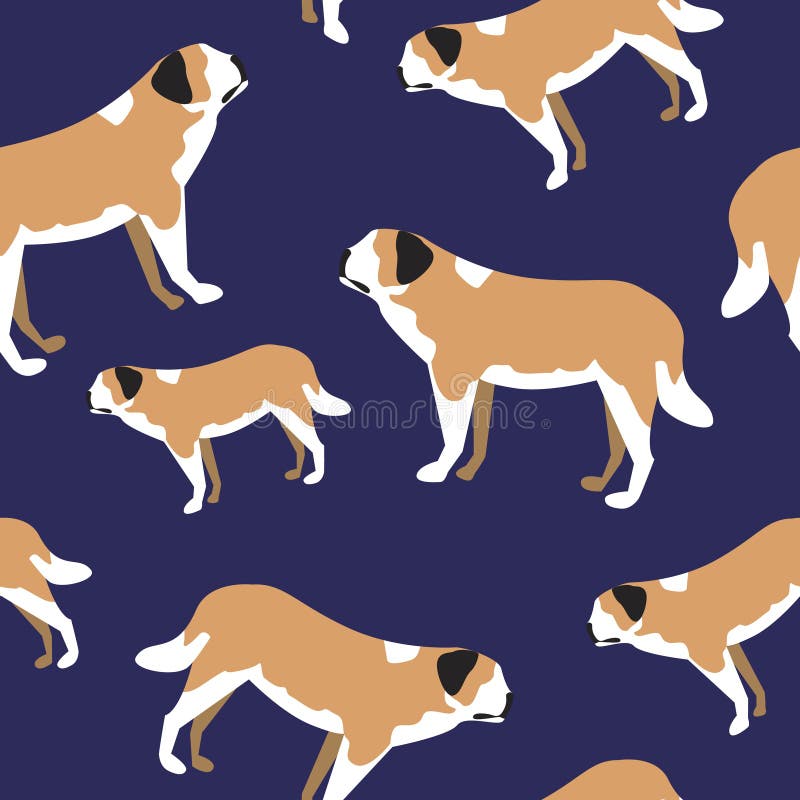 Seamless Pattern with Serbernar Blue Background As Wallpaper or ...