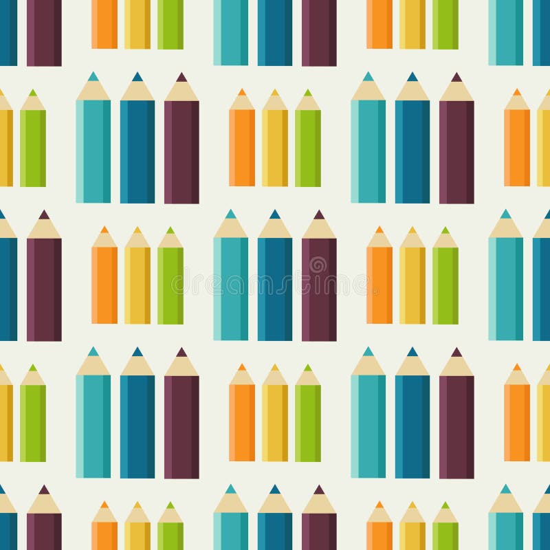 Seamless pattern stock vector. Illustration of teacher - 92190355