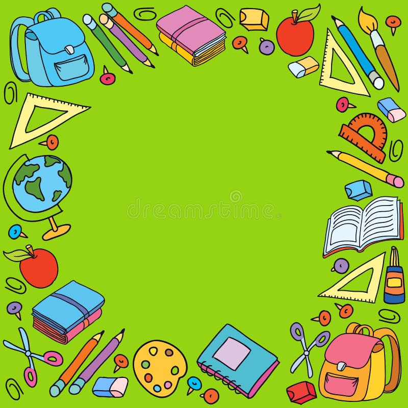 School Things Stock Illustrations – 3,466 School Things Stock ...