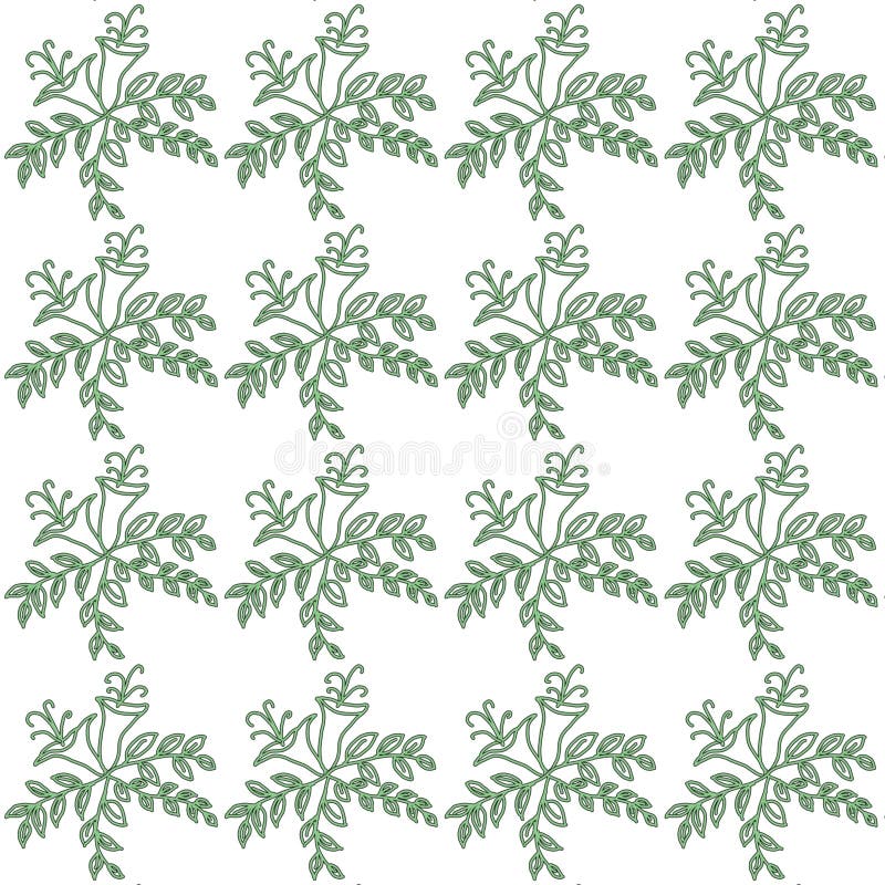 Seamless Pattern of Set Flower for Fabric Pattern or Wallpaper Art ...
