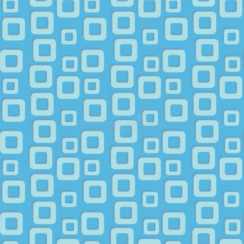 Seamless Pattern in Shades of Blue Stock Vector - Illustration of ...