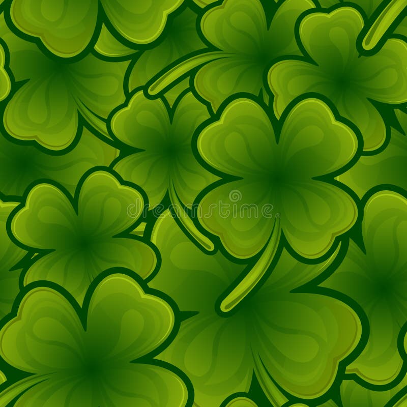 Shamrock stock illustration. Illustration of leaf, texture - 1626691
