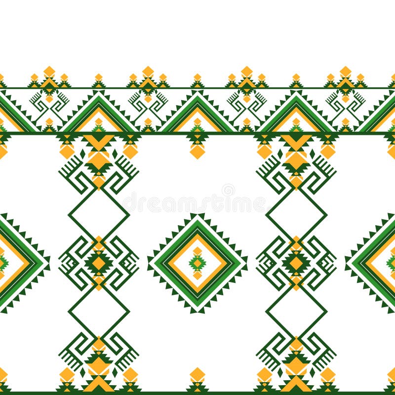 Seamless Pattern with Shapes.Native American Tribal Cloth. Stock ...