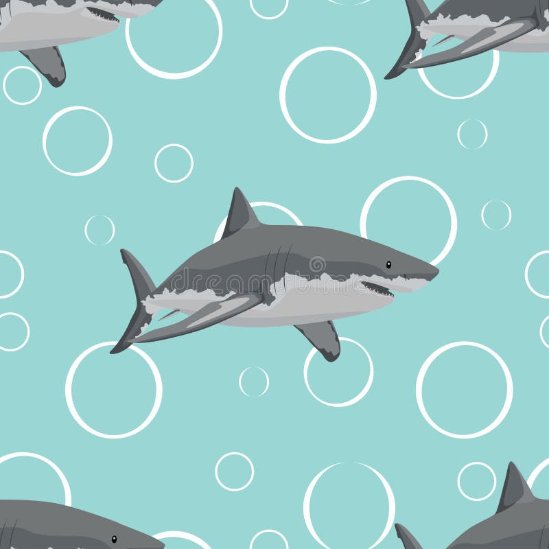 Sharks Repeat Pattern Stock Illustrations – 199 Sharks Repeat Pattern ...