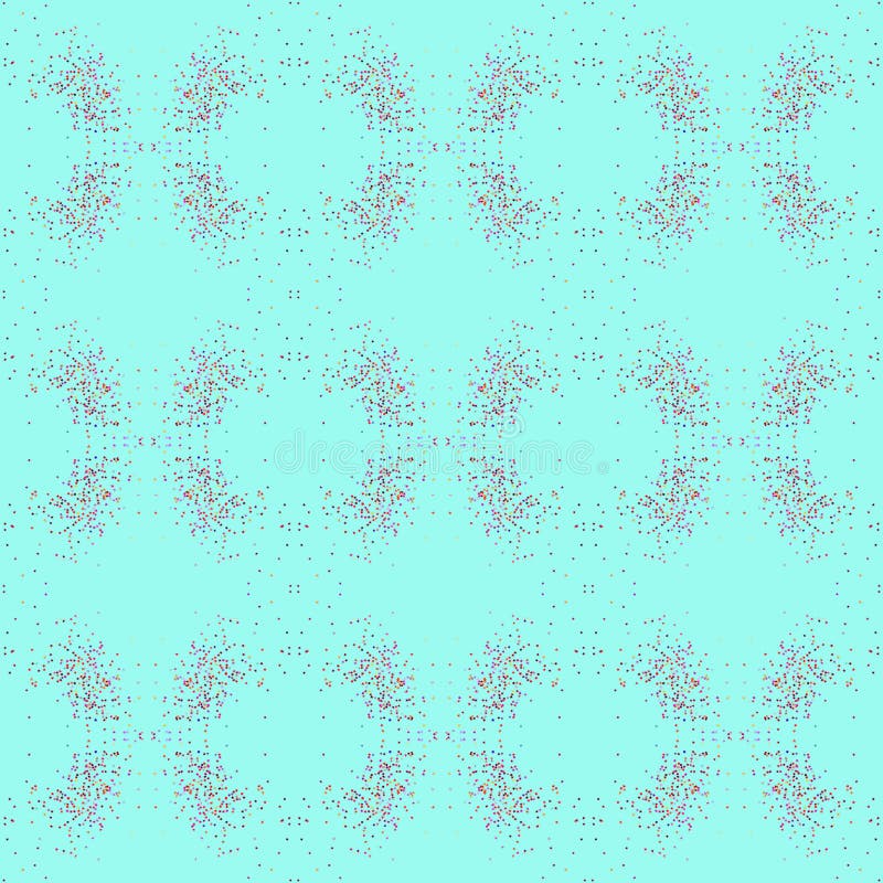 Seamless Pattern of Shiny Multi-colored Confetti Stars Stock ...