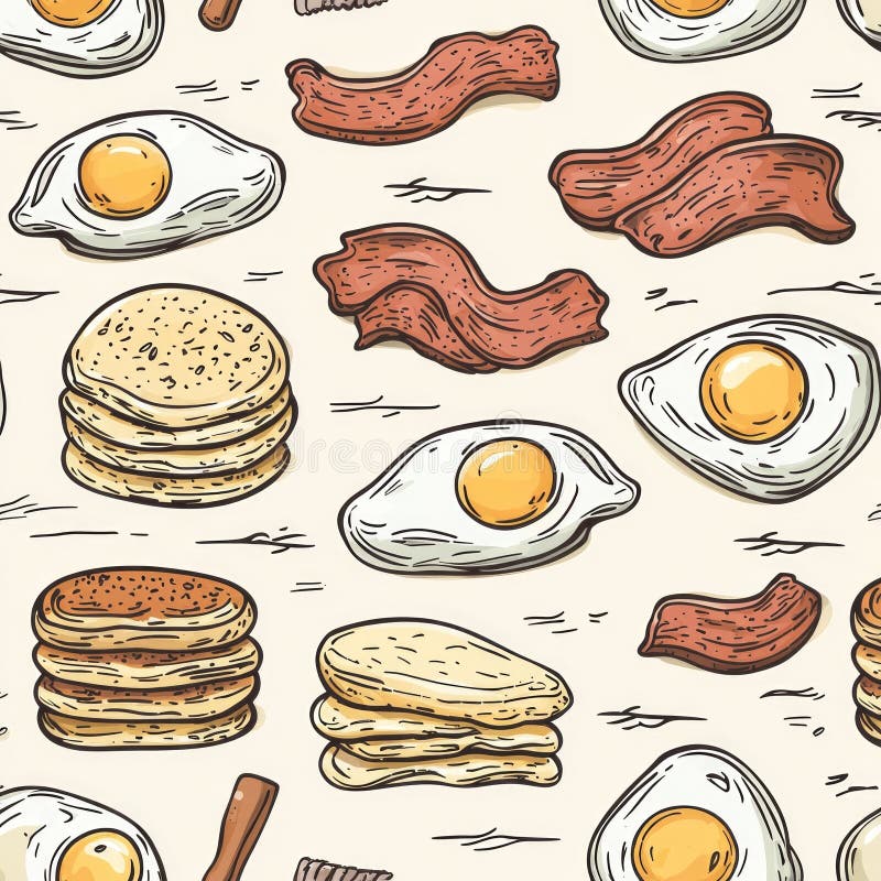 Pancakes Bacon Graphic Stock Photos - Free & Royalty-Free Stock Photos from Dreamstime