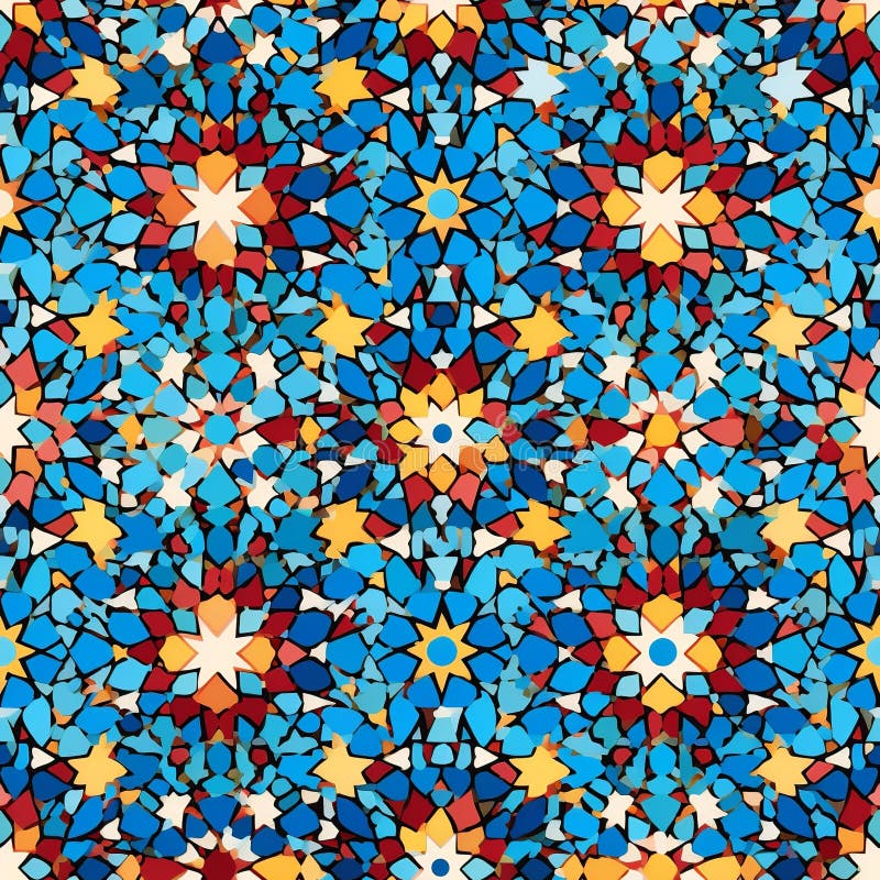 Mosaic Marvel: Echoes of Middle Eastern Architectural Artistry Stock ...