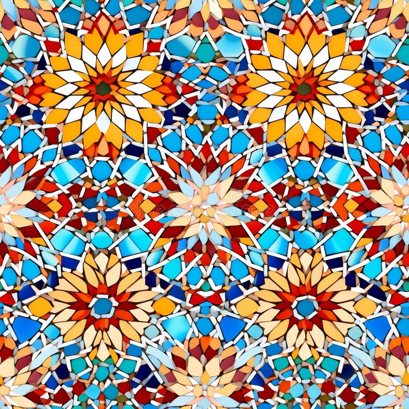 Mosaic Marvel: Echoes of Middle Eastern Architectural Artistry Stock ...