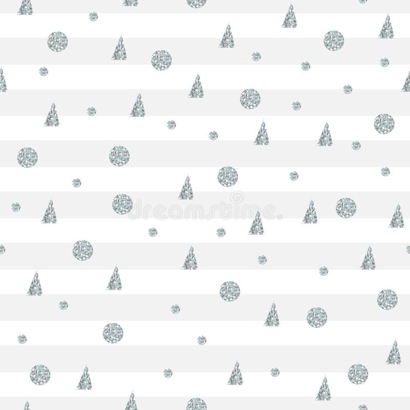 Silver Dots Pattern Background Stock Illustration - Illustration of ...