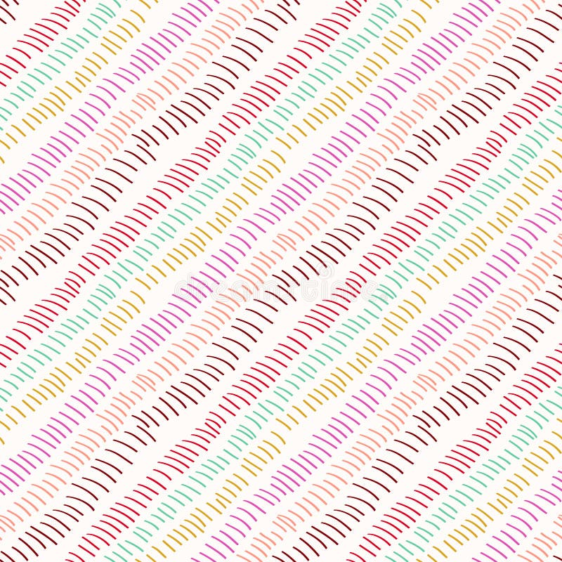 Seamless Pattern with a Simple Abstract Drawing Stock Vector ...