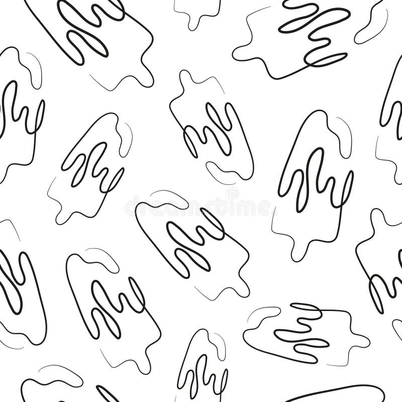 Seamless Pattern with a Simple Icon of a Rectangular Ice Cream on a ...