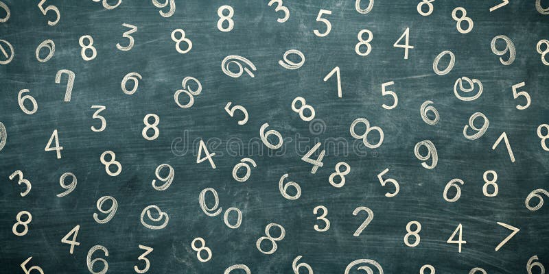 Numbers Blackboard Stock Illustrations – 2,985 Numbers Blackboard Stock ...