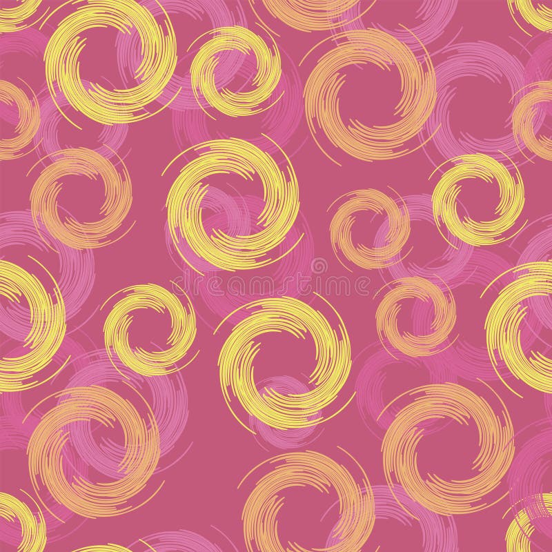 Simple Spiral Drawings that Form Five Point Star Stock Vector ...