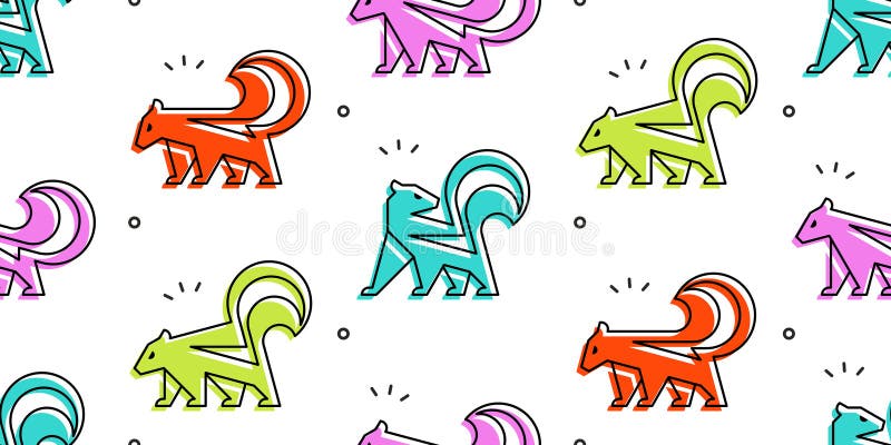 Skunks Stock Illustrations – 75 Skunks Stock Illustrations, Vectors ...