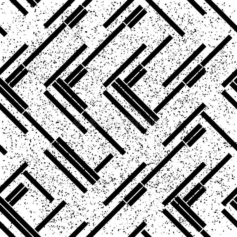 2437 Seamless Pattern with Slanting Black Stripes, Modern Stylish Image ...