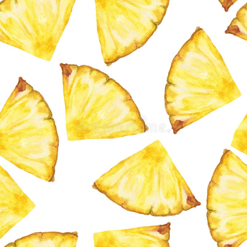 Sliced Pineapples Stock Illustrations – 258 Sliced Pineapples Stock ...