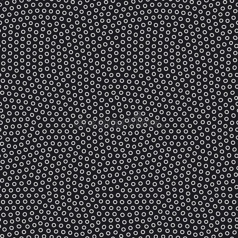 Seamless Pattern with Small Black Circles. Minimalist Dots Background ...