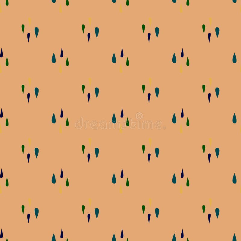 Seamless Pattern of Small Drops Stock Illustration - Illustration of ...