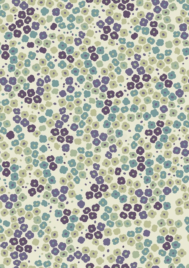 Seamless Pattern with Small Flowers Stock Vector - Illustration of tile ...