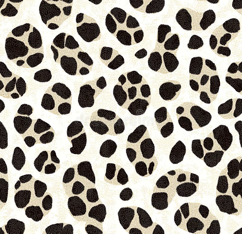 A Seamless Pattern of Small Leopard Spots Stock Illustration ...