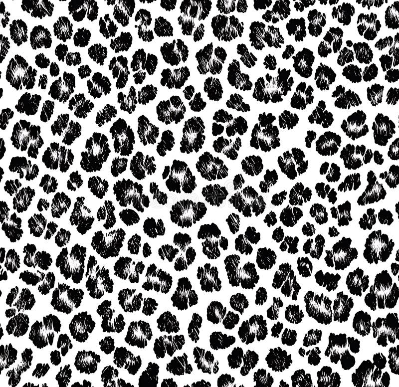 A Seamless Pattern of Small Leopard Spots Stock Illustration ...