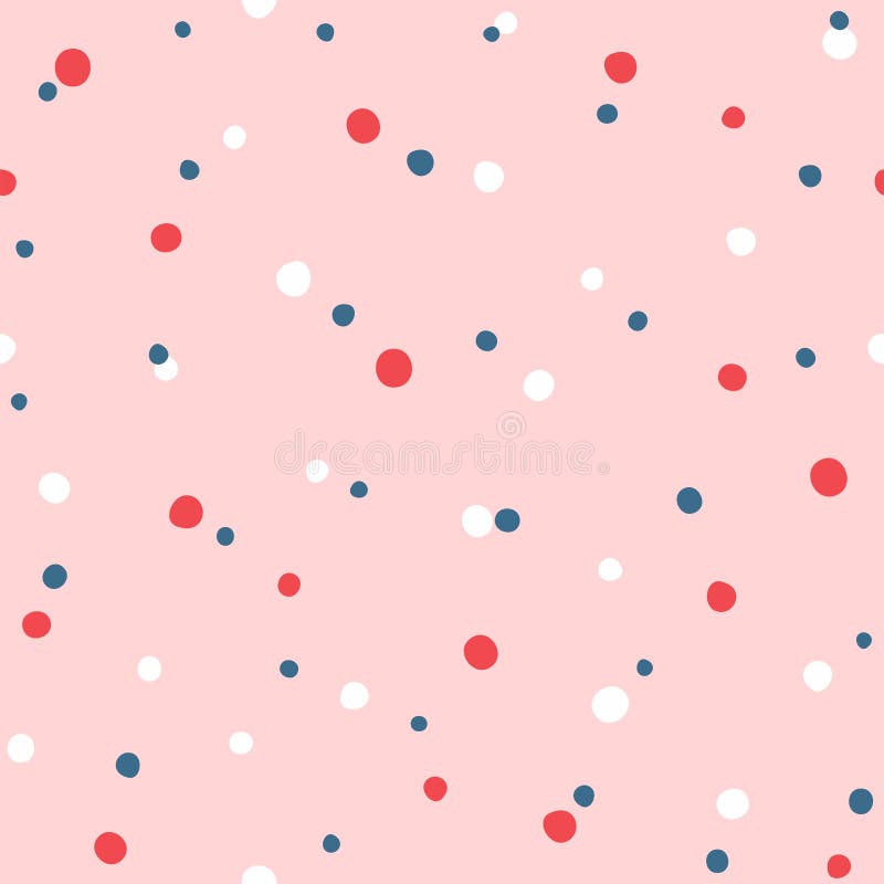 Seamless Pattern with Small Round Spots. Cute Print. Vector ...