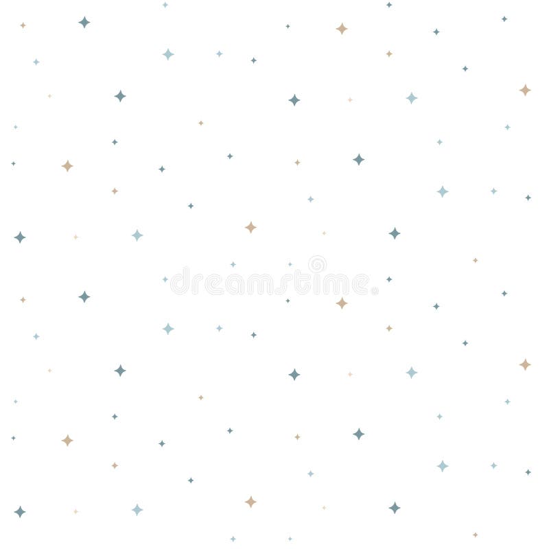 Seamless Pattern with Small Stars. White Background Simple Cosmos ...