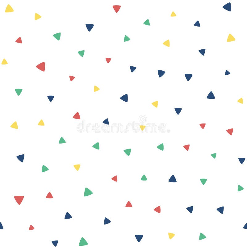 Seamless Pattern with Small Triangles Stock Vector - Illustration of ...