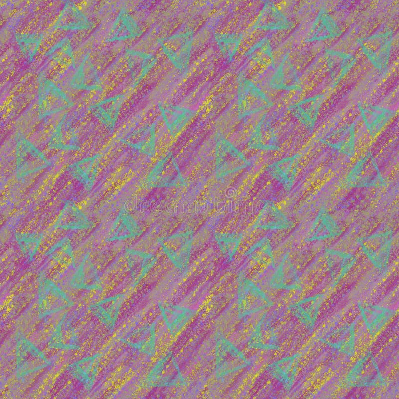 Seamless Pattern. Smears of Paint with Splashes Stock Illustration ...