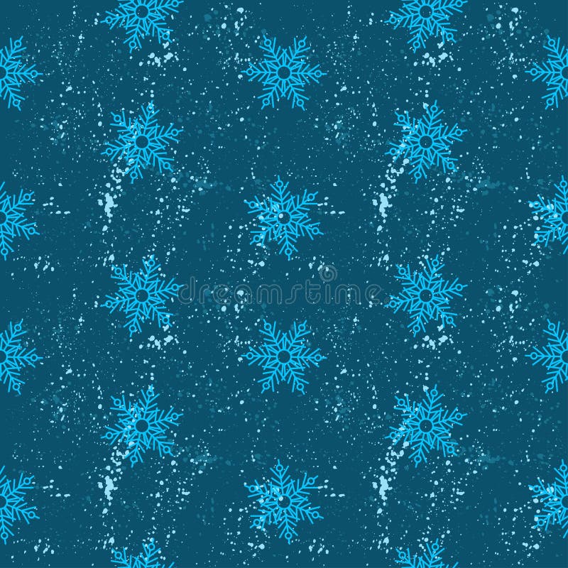 Seamless Pattern Snowflakes Abstract Isolation, Winter Element for ...