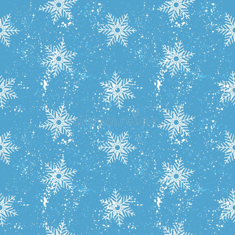 Seamless Pattern Snowflakes Abstract Isolation, Winter Element for ...
