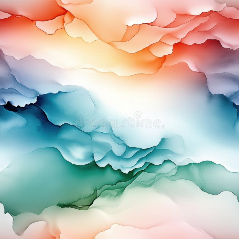 Seamless Pattern of Soft Colors Blends Beautifully, Creating Tranquil ...