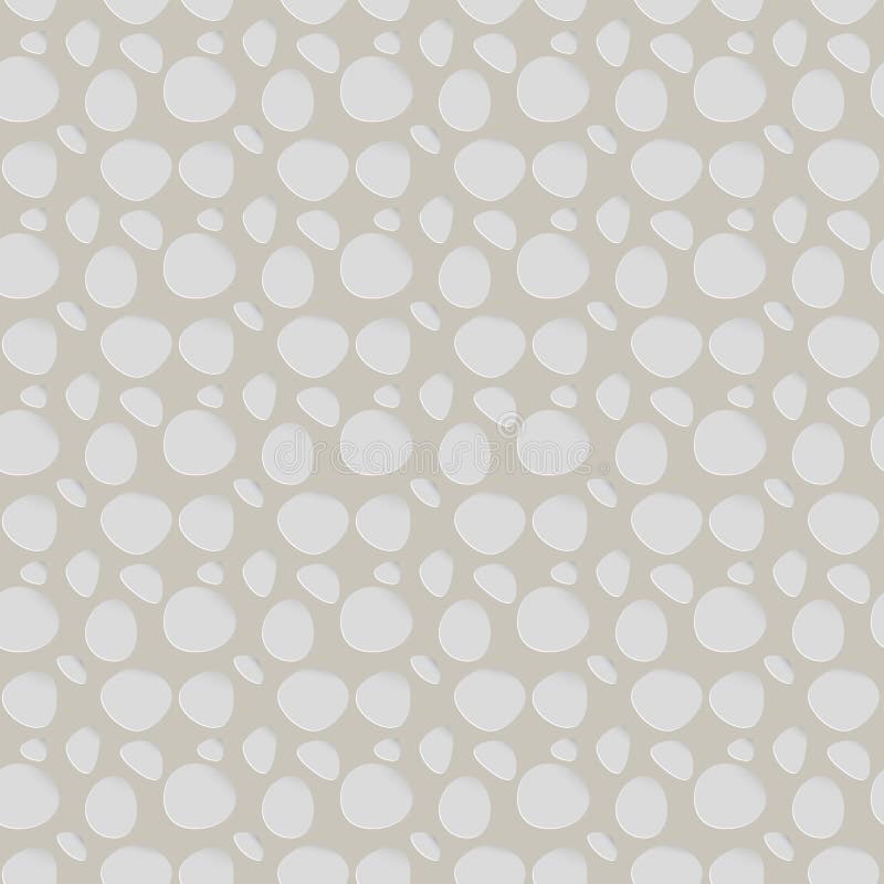 Seamless Pattern with Soft Forms Stock Illustration - Illustration of ...