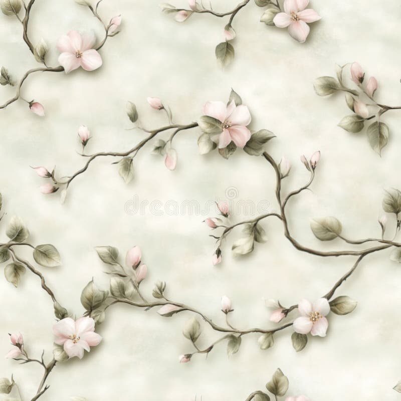 Seamless Pattern of a Soft Ivory Backdrop Stock Illustration ...