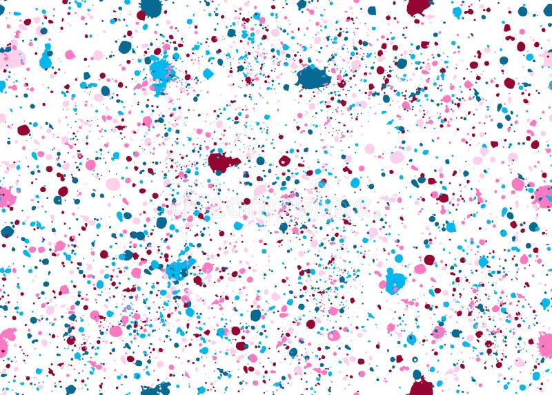 Seamless Pattern with Speckles Different Color. Spots of Paint, Small ...